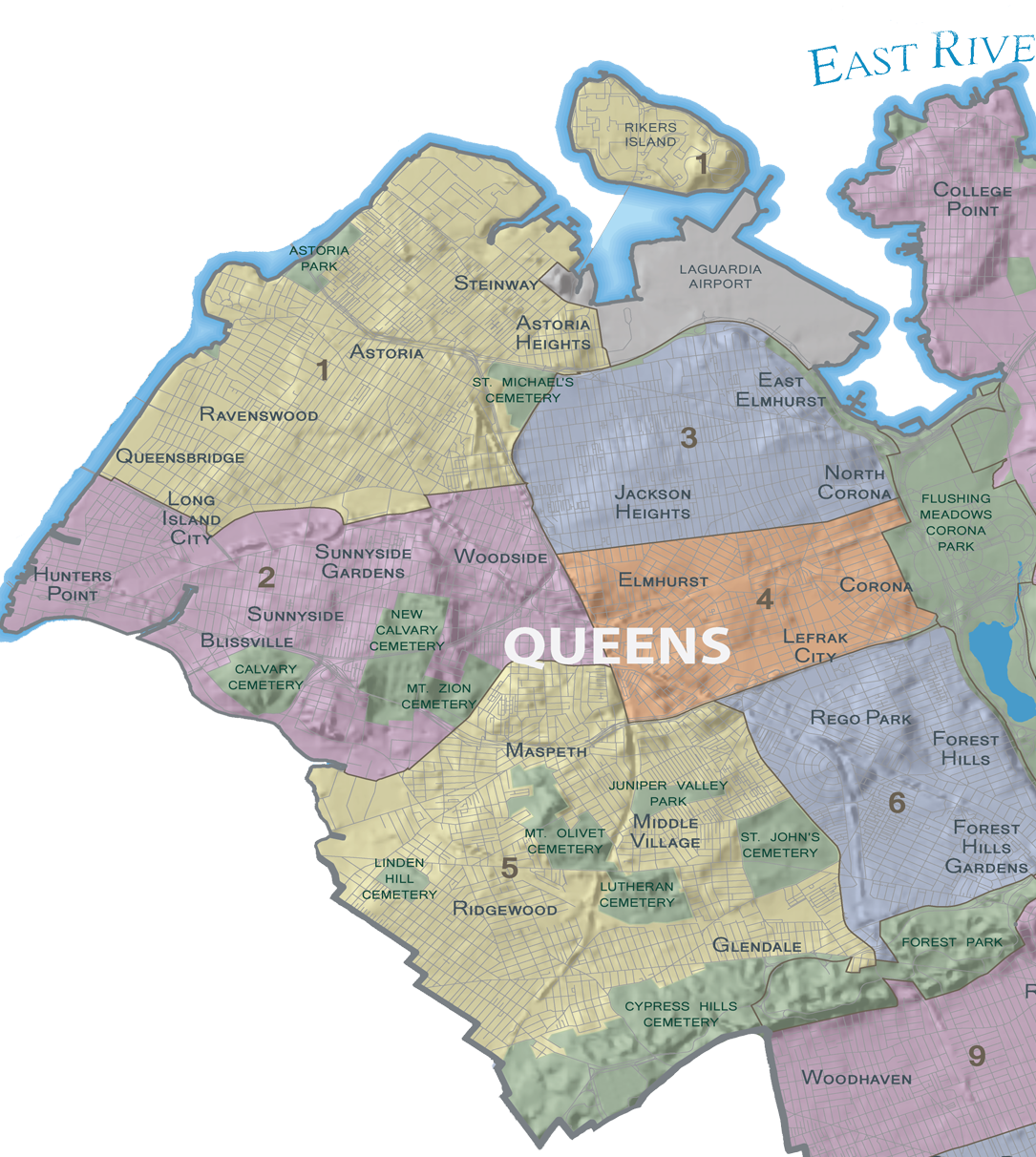 Queens NYC Neighborhoods Map_Queens Home Team_West Queens | Top Real ...